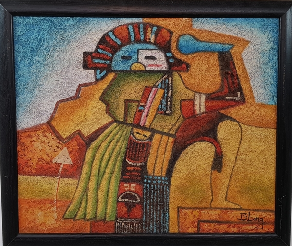 601. Schilderij, B. Long