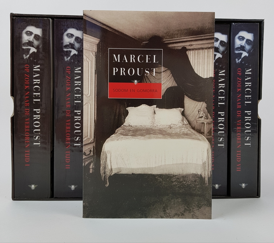 168. Marcel Proust: Op zoek naar de verloren tijd, paperback in cassette