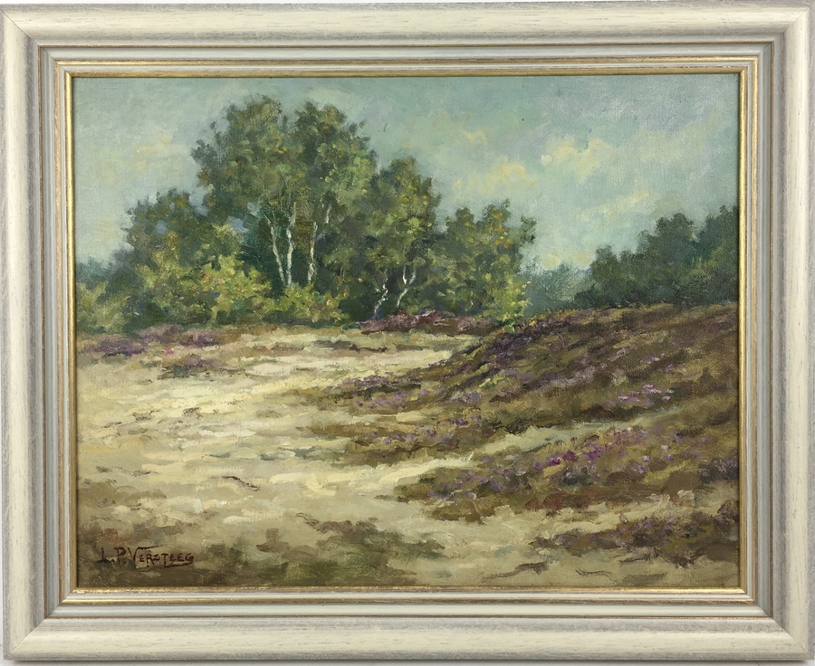 696. Schilderij, L.P. Versteeg