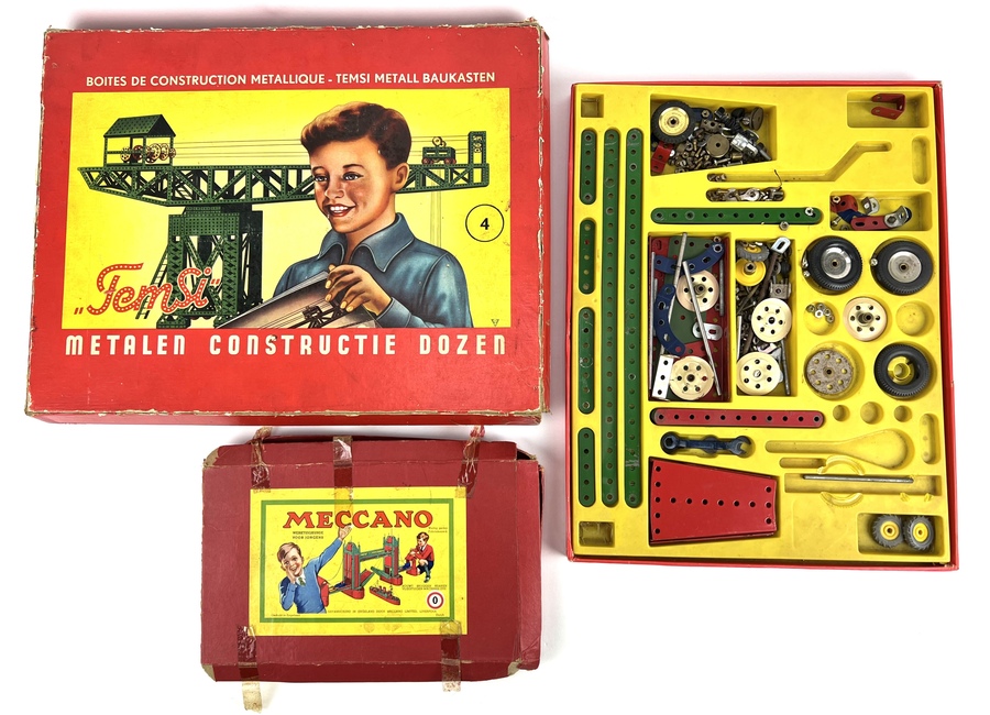 542. Lot bouwdozen, Temsi/Meccano