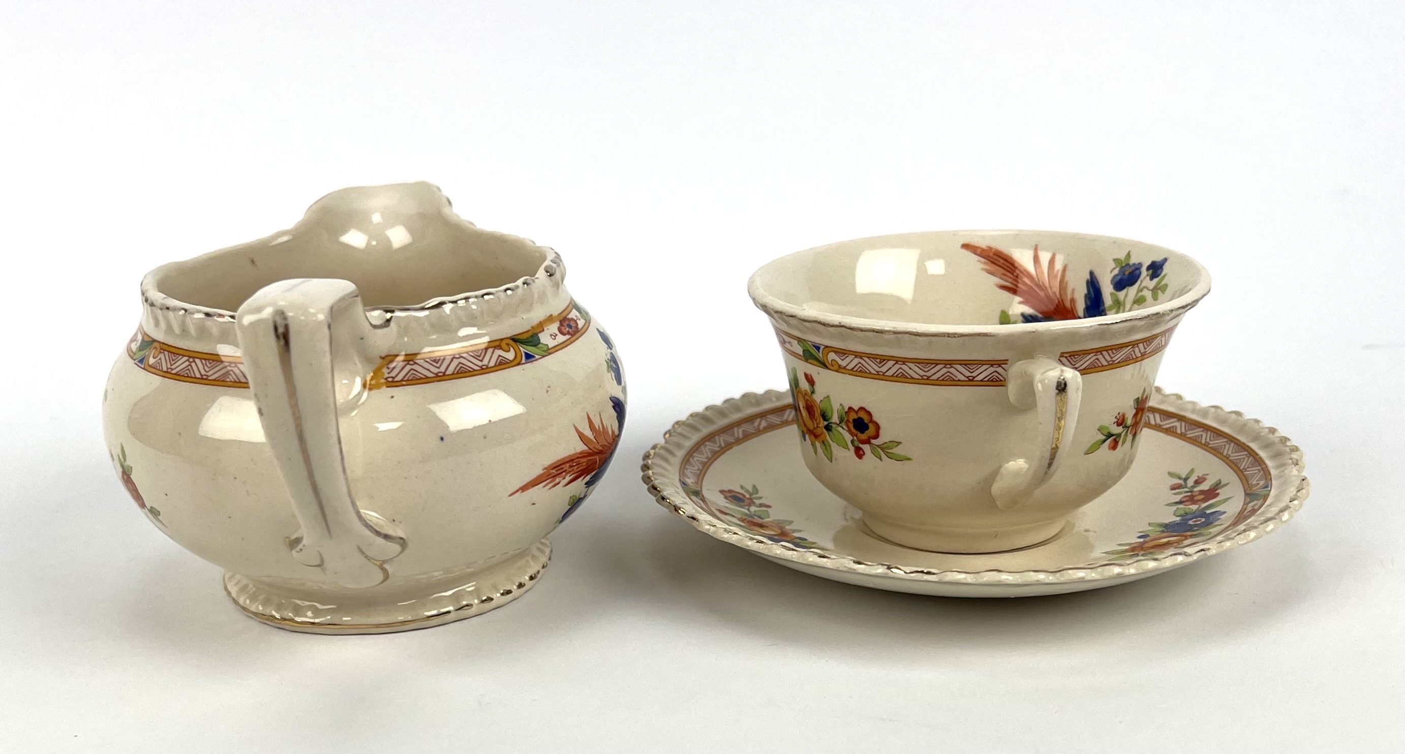 590. Theeservies, Pearl Pottery Hanley