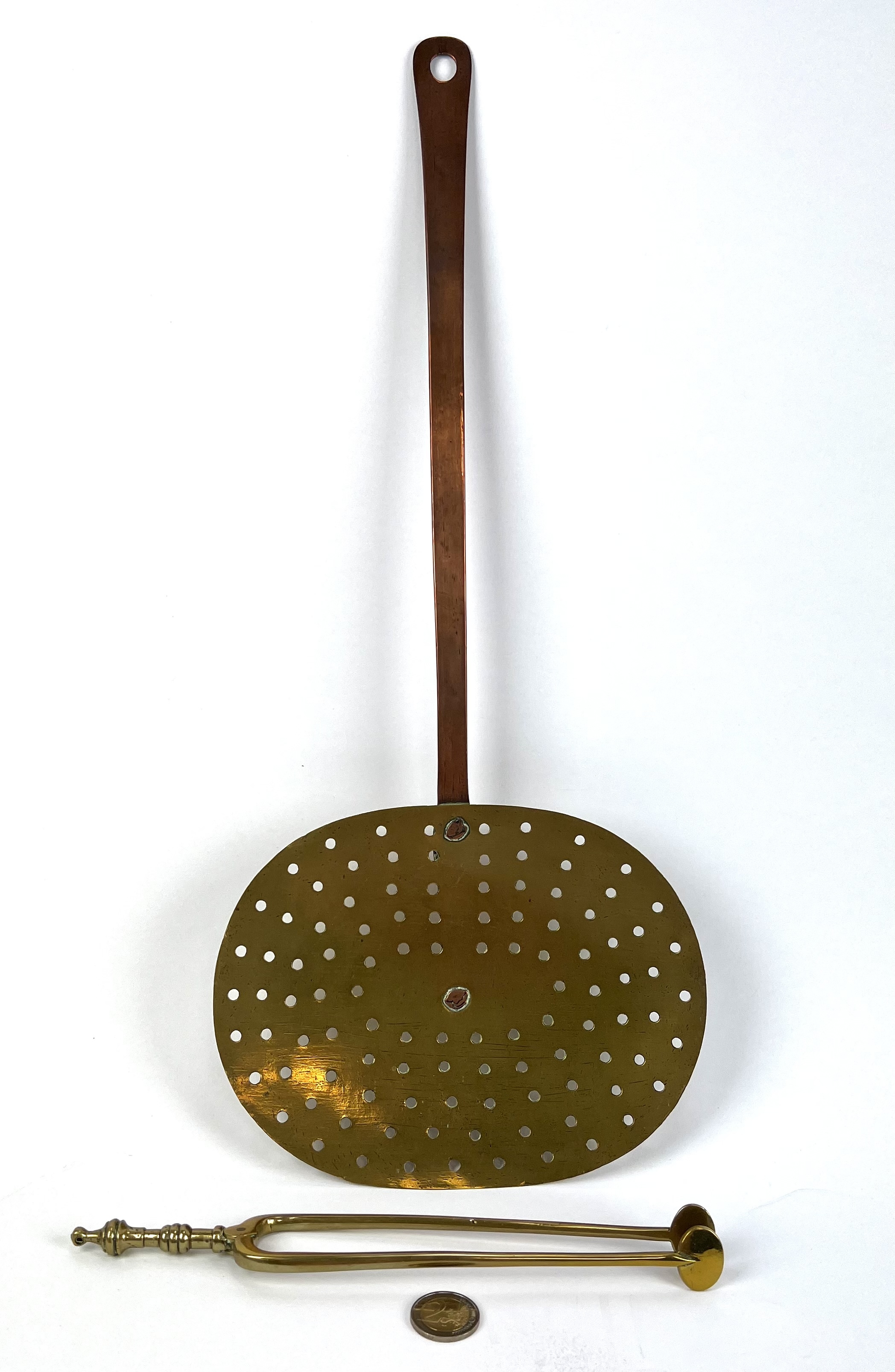 526. Lot koper en messing